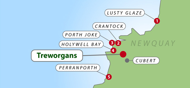 Caravan Park In Newquay | Cornwall Caravan Holidays | Treworgans