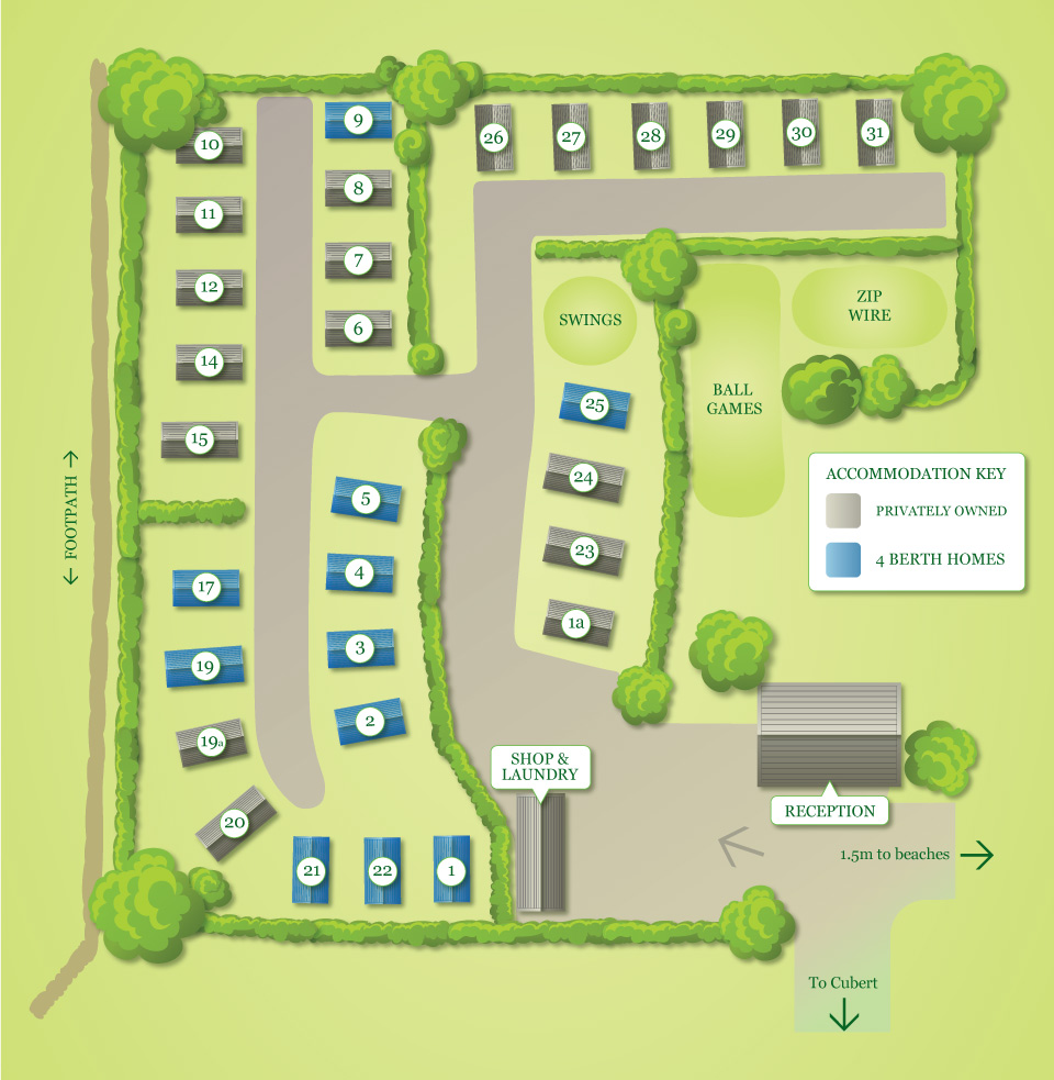 Quiet & Peaceful Crantock Holiday Park | Holiday Park Newquay